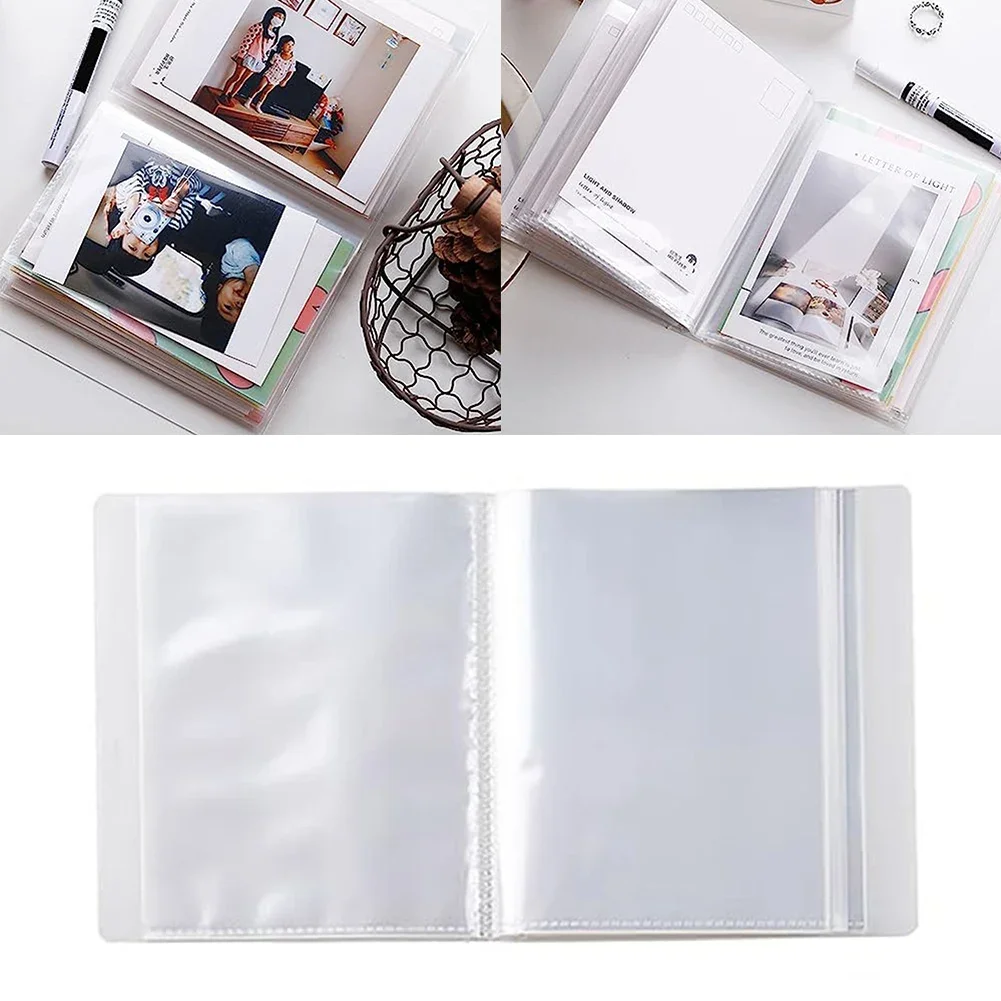 A6-Information-Booklet-Waterproof-4x6-Clear-Photo-Album-With-40-Pockets ...