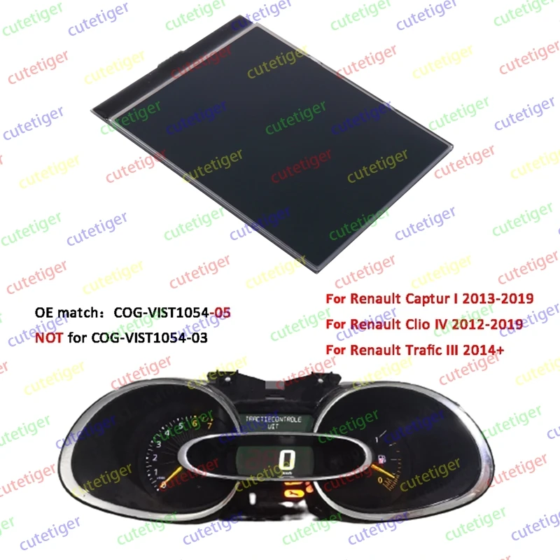Car-Instrument-Cluster-LCD-Screen-Accessories-For-Renault-Clio-IV ...