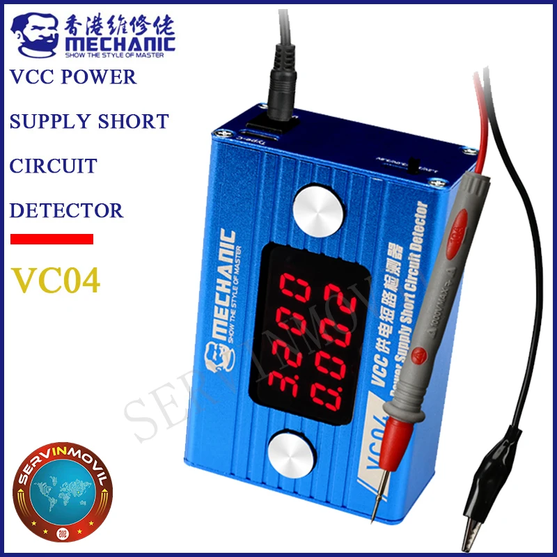 Mechanic Vc04 Short Circuit Detector 1.2v 1.8v 3.0v 3.8v Output Voltage 25a Vcc Power Supply ...