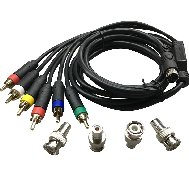 1.8m RGBS/RGB Cable Replacement Color Monitor Component Cable for Sega ...