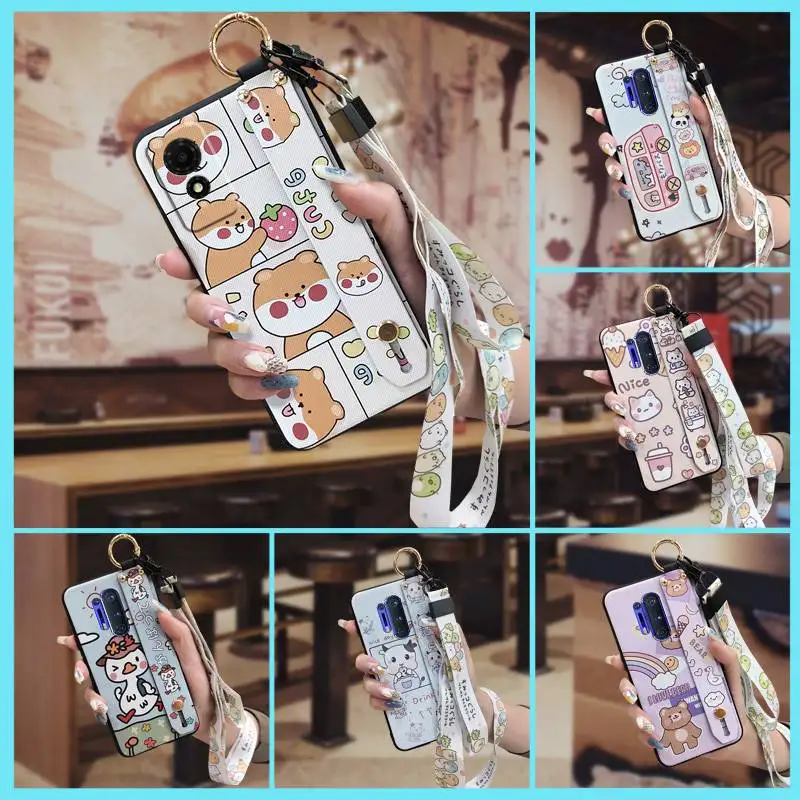 Anti-knock-Kickstand-Phone-Case-For-TCL-501-T433D-Lanyard-Cute ...
