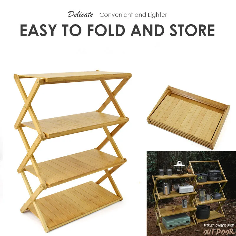 Outdoor-Folding-Shelf-4-Layer-Storage-Rack-Multi-function-Portable ...