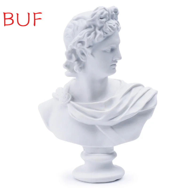 BUF-Apollo-Bust-Statue-Resin-Crafts-Art-Sketching-Practice-Sketching ...