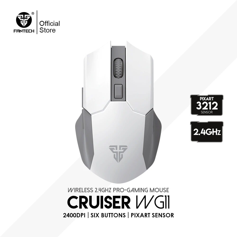 Fantech Cruiser Wg11 Wireless Silent Click Mouse 2400dpi 2.4g Gaming ...
