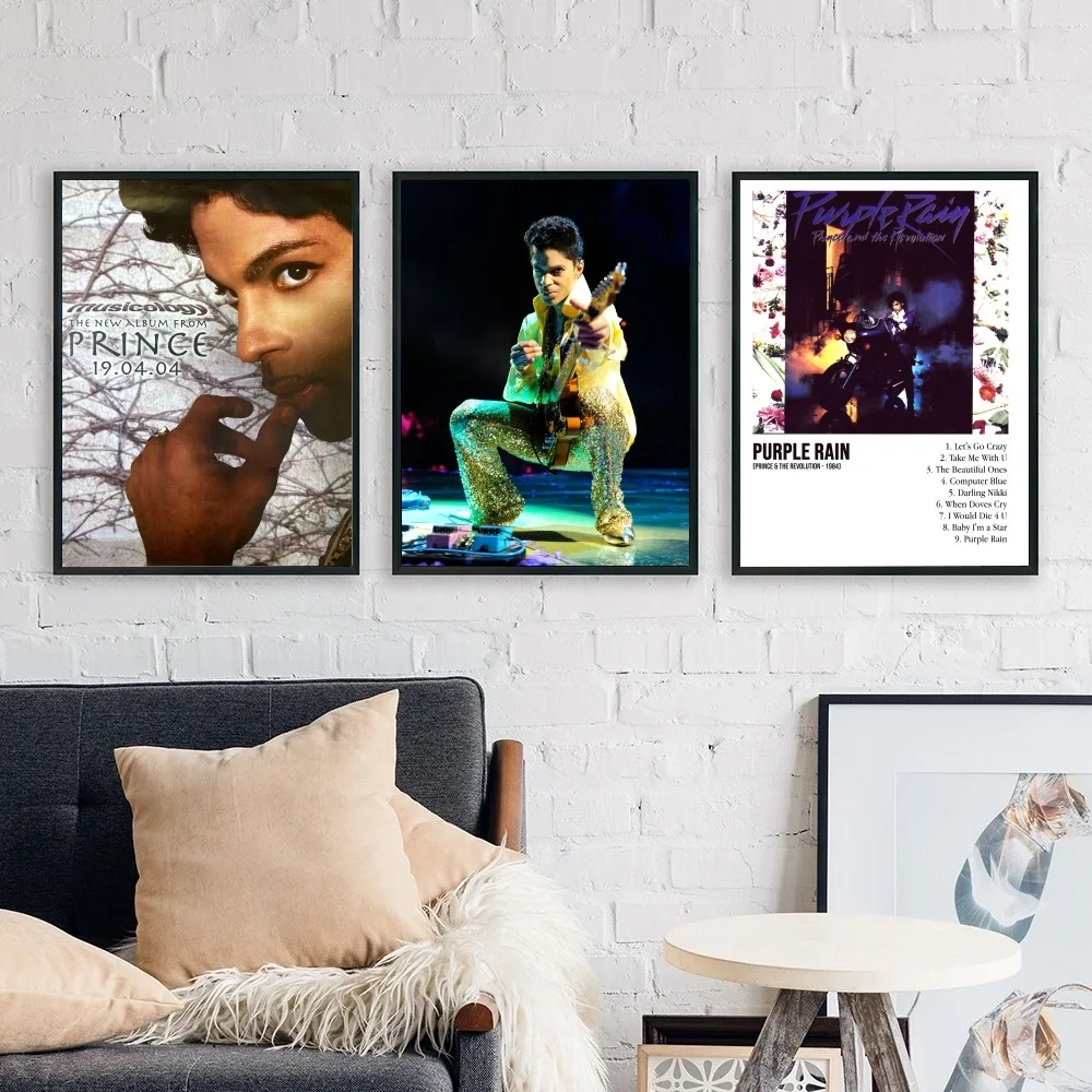 Prince-Rogers-Nelson-Poster-No-Framed-Poster-Kraft-Club-Bar-Paper ...