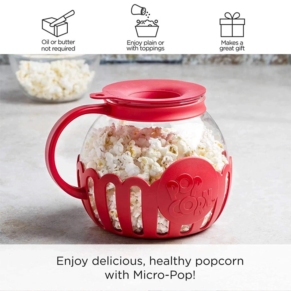 Anti-scalding-Handle-Microwave-Popcorn-Popper-For-Easy-Operation-Glass ...