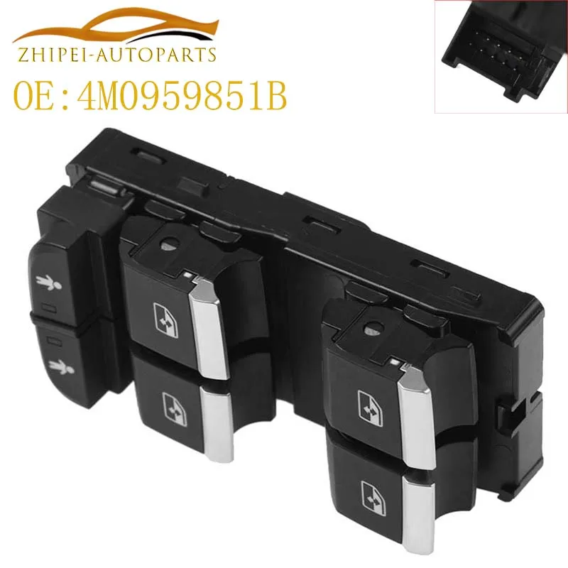 4M0959851B Power Window Master Switch Car 4M0 959 851B For Audi A4 S4 ...