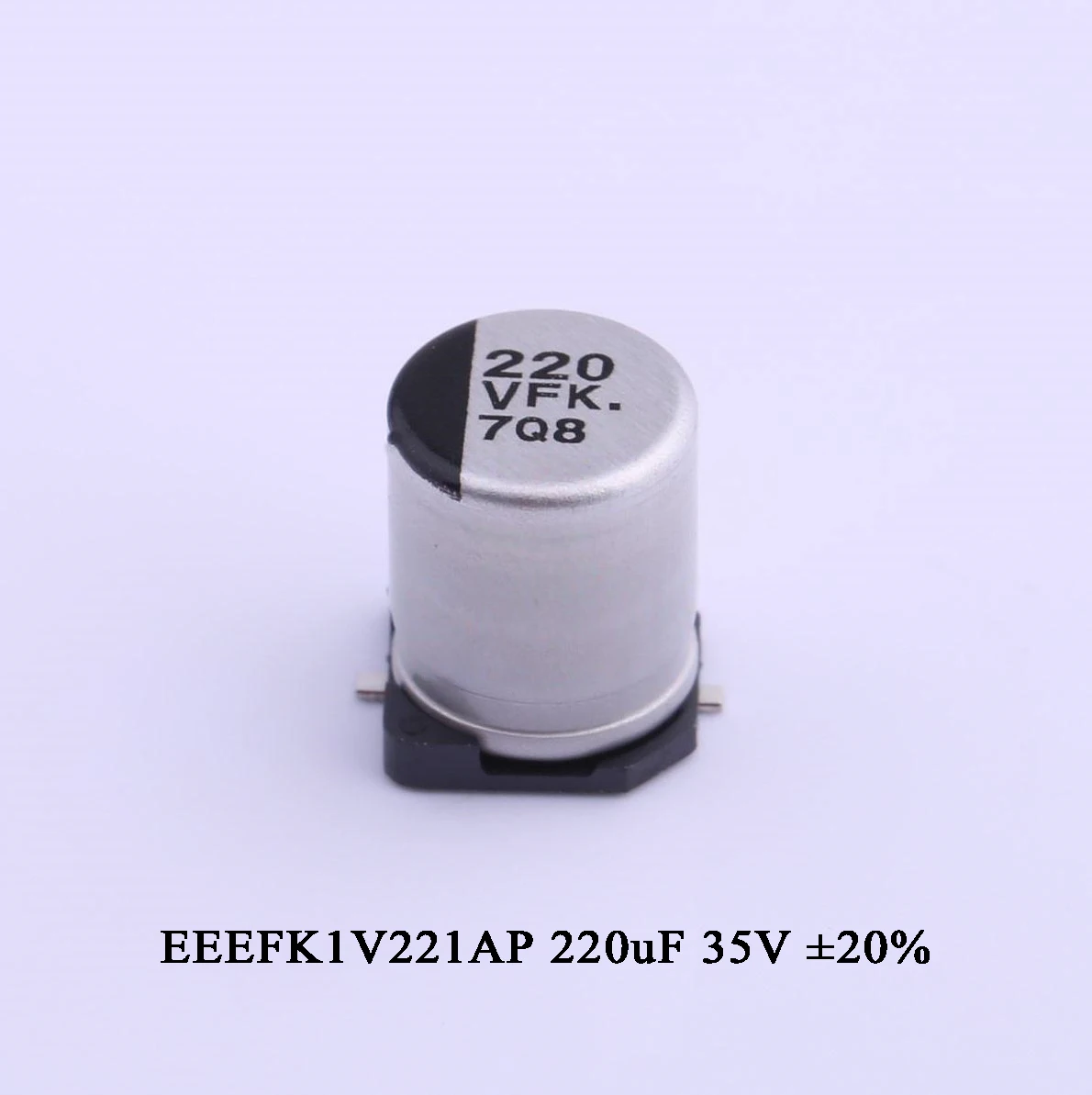 10-100Pcs-EEEFK1V221AP-220uF-35V-20-SMD-Aluminum-Electrolytic-Capacitor ...
