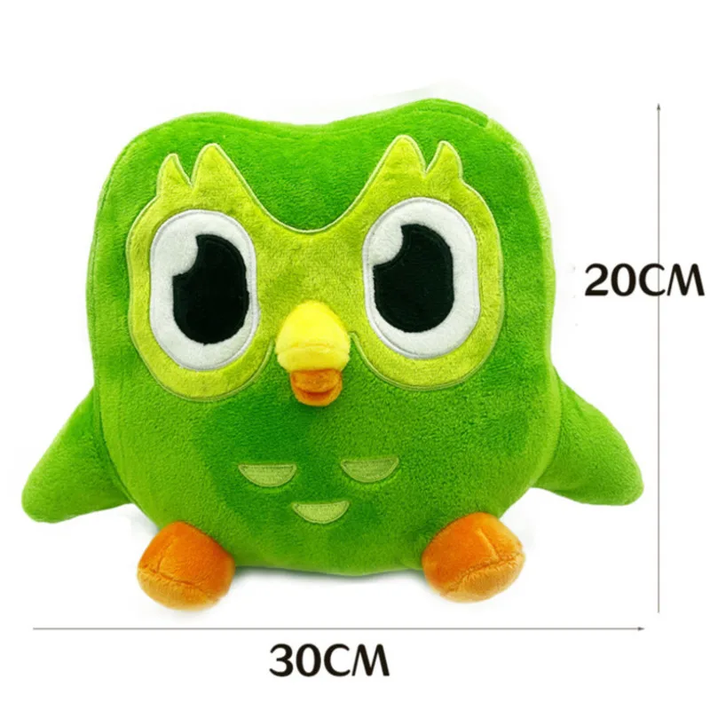 Green Duo Owl Duo Lingo Owl Plush Duolingo Plush Doll Plush Owl Duolingo Owl Plush Mascot Duo ...