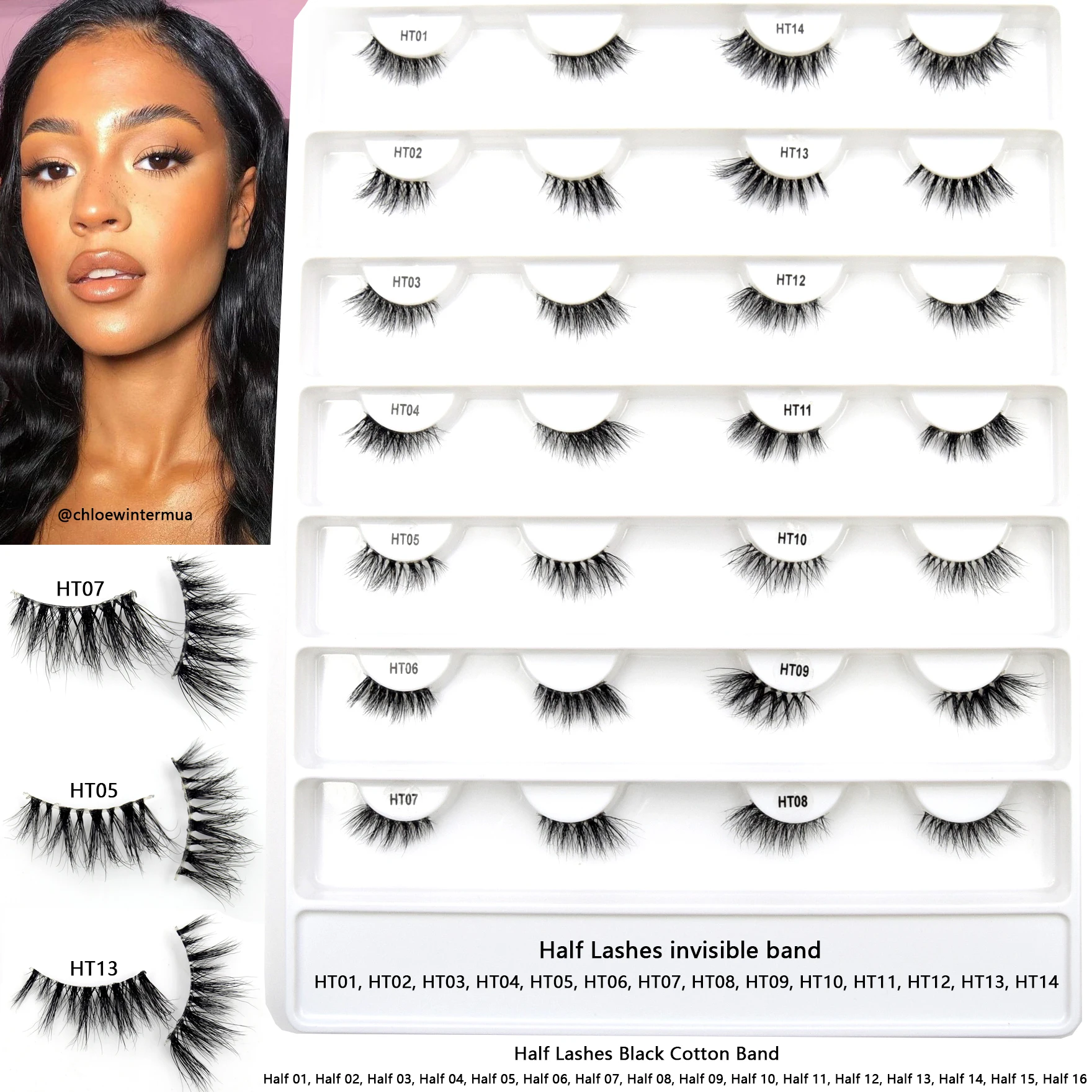 Natural Fake Eyelashes Before And After