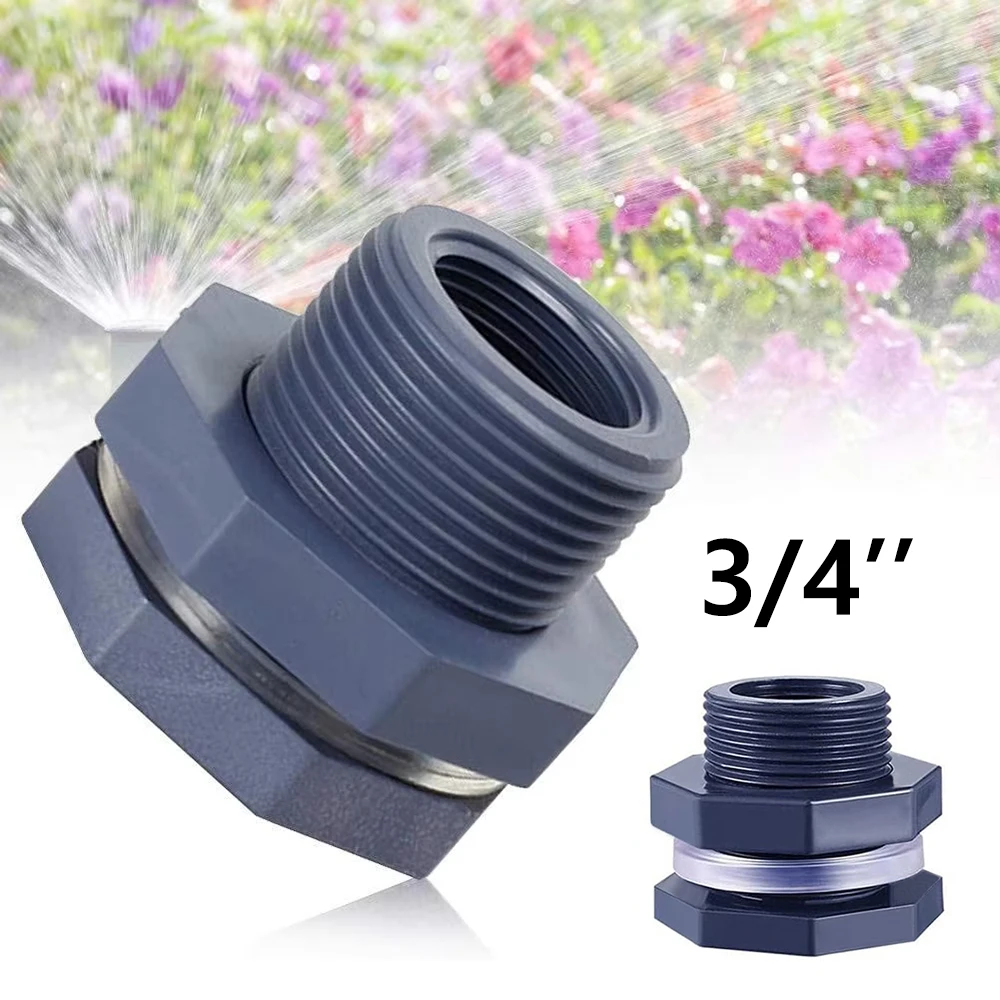 IBC Rain Barrel Hose Home PVC Plastic Water Tank Connector Soild Garden ...
