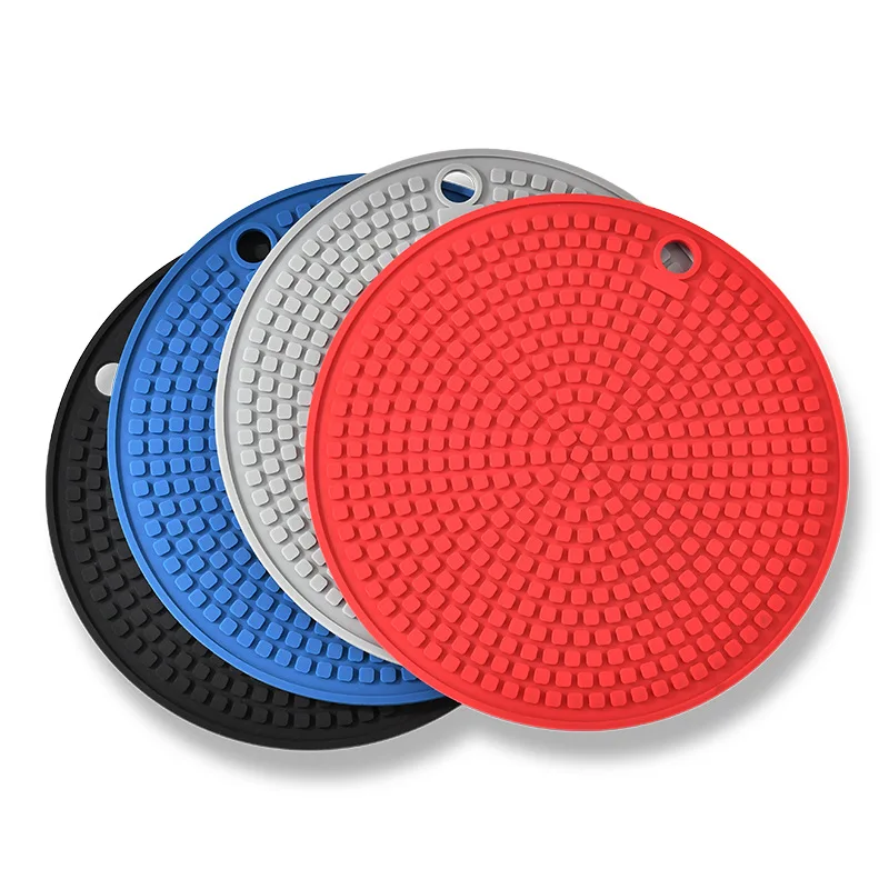 AJOYOUS-Round-Silicone-Coaster-High-Temperature-Resistant-Coaster-Anti ...
