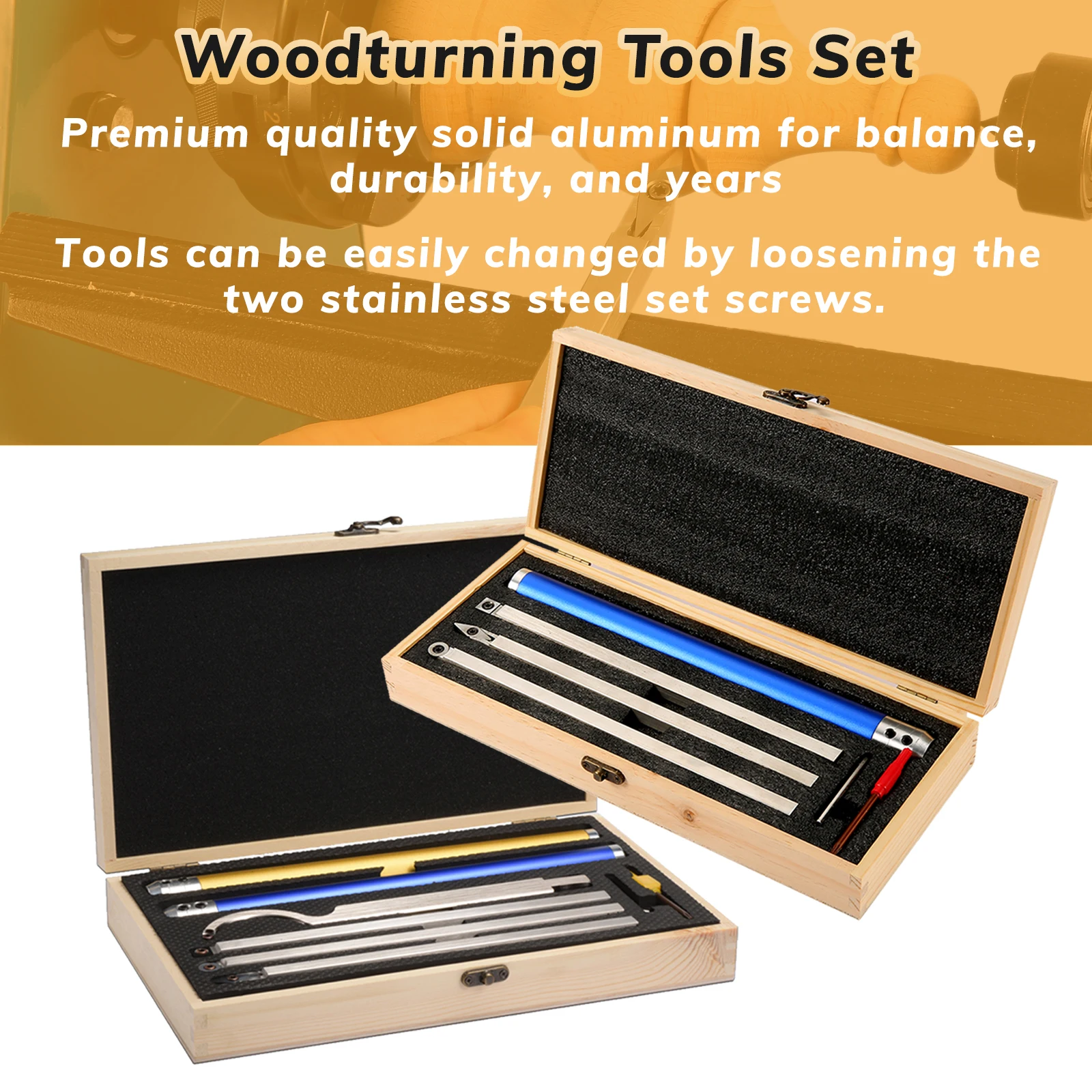6-in1-4-in1-Wood-Turning-Tools-Set-Woodworking-Chisel-Carbide-Changing ...
