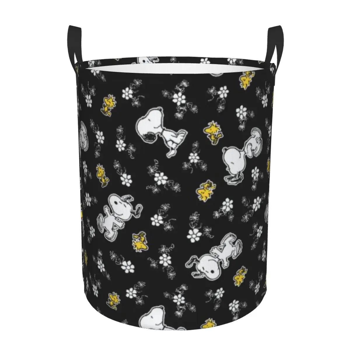 Cesta de lavandería plegable de gran capacidad con patrón de sonrisa y ...