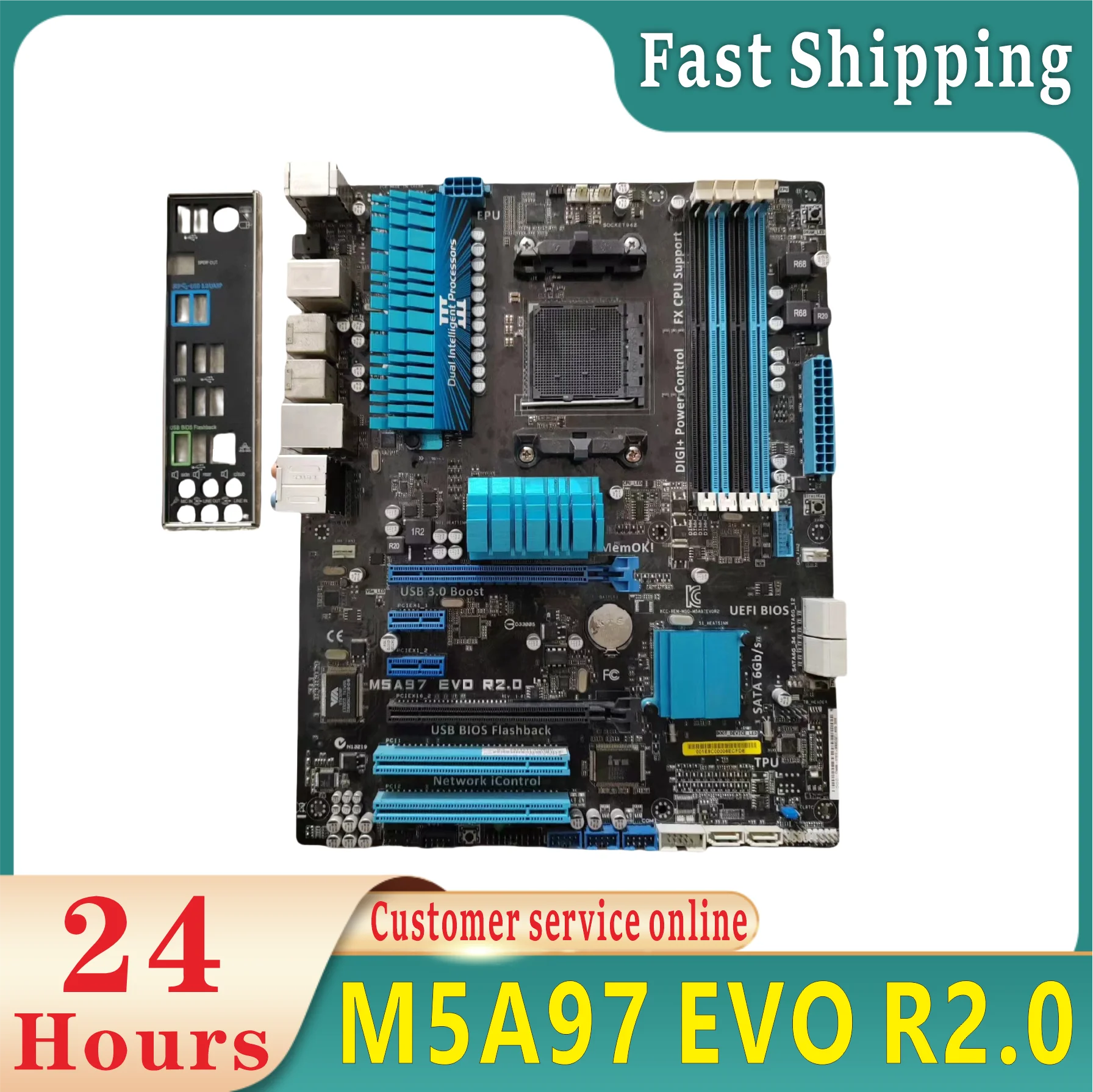 100-original-test-M5A97-EVO-R2-0-desktop-board-970-32GB-slot-AM3-DDR3 ...