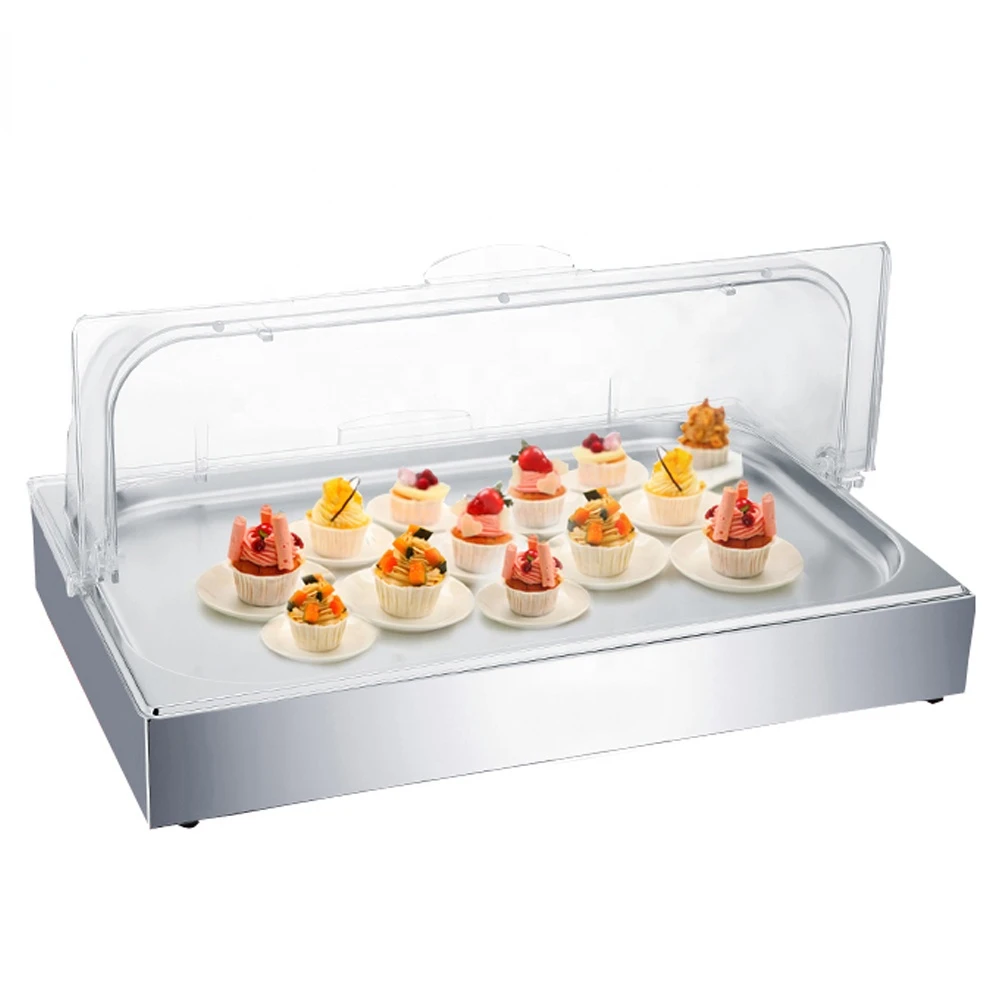 buffet-Stainless-steel-food-display-cooler-macaron-display-stand-keep ...