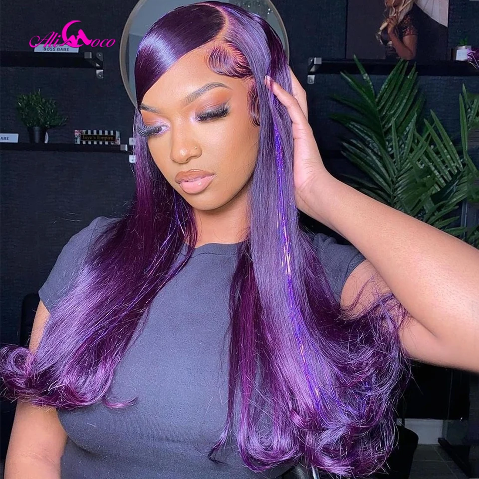 Pastel Purple Hair On Dark Skin
