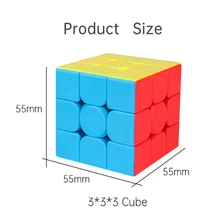 Magic Cubes Stickerless 3x3 Professional Speed Cube Puzzles 3x3x3 ...