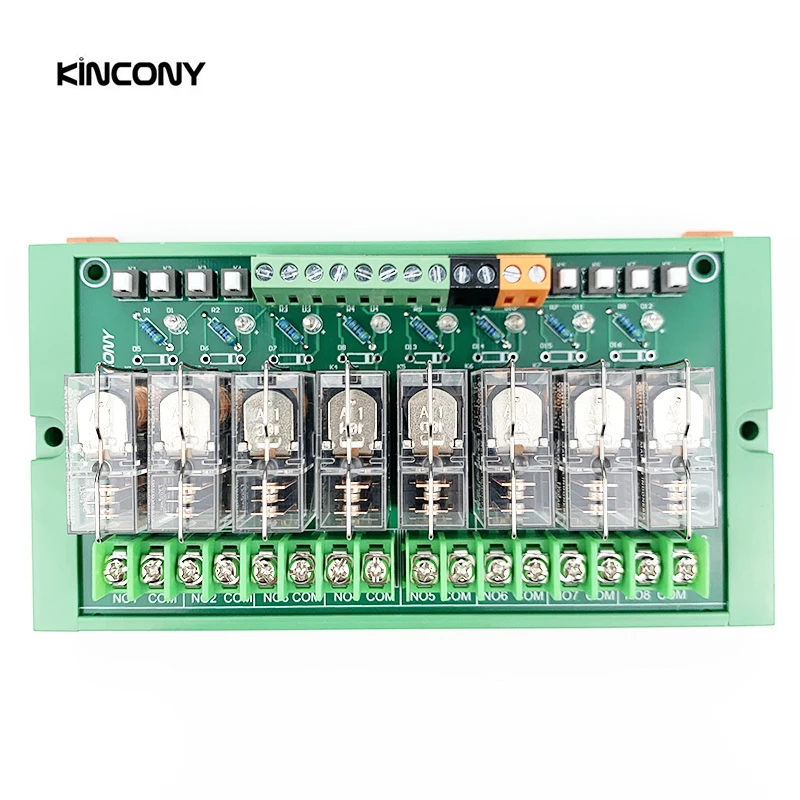 Kc868-e8 8 Channel 16a Din Rail Mounting Relay Module Board Terminal ...