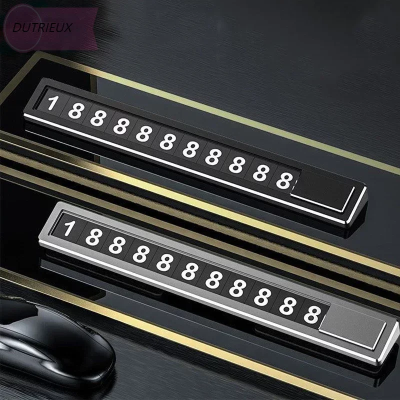 Car-Phone-Plate-Number-Card-Hidden-Switch-Metal-Alloy-Car-Phone-Number ...