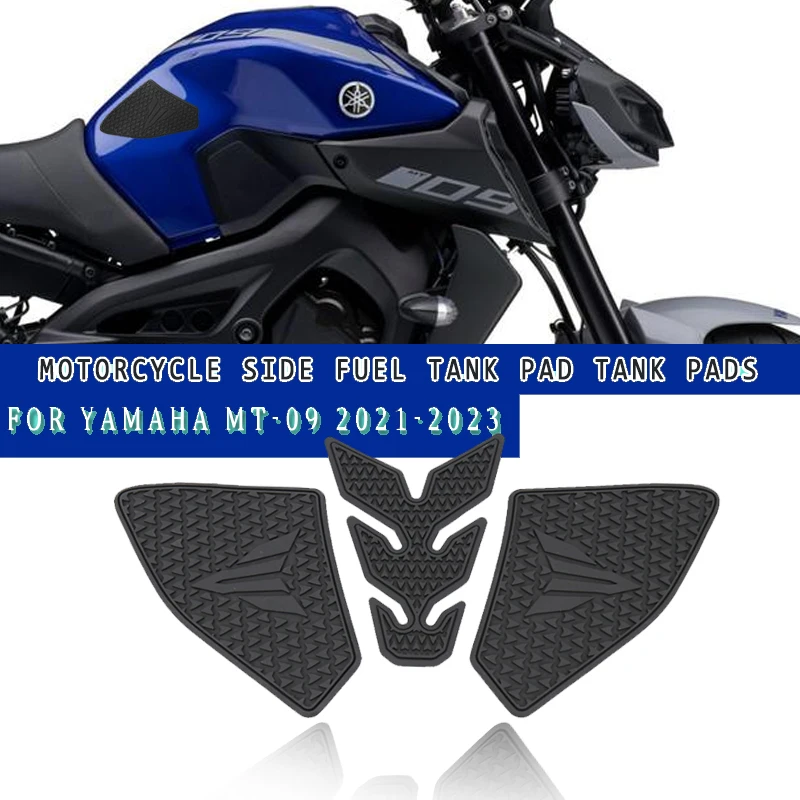 For-Yamaha-MT-09-MT-09-MT09-2021-2022-Motorcycle-Side-Fuel-Tank-pad ...