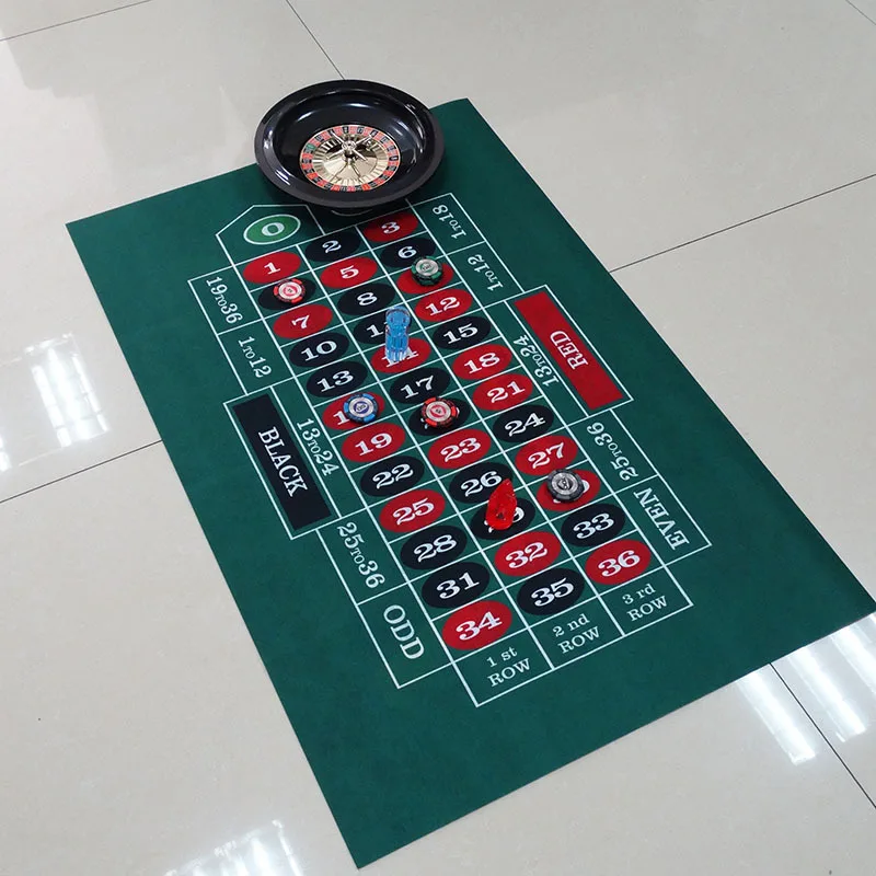 Double-Sided-Poker-Game-Mat-Craps-Table-Blackjack-Casino-Felt-Roll-up ...