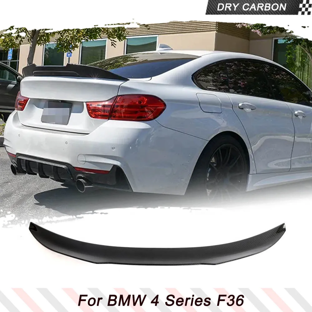 Dry-Carbon-Fiber-Car-Rear-Trunk-Spoiler-for-BMW-4-Series-F36-Gran-Coupe ...