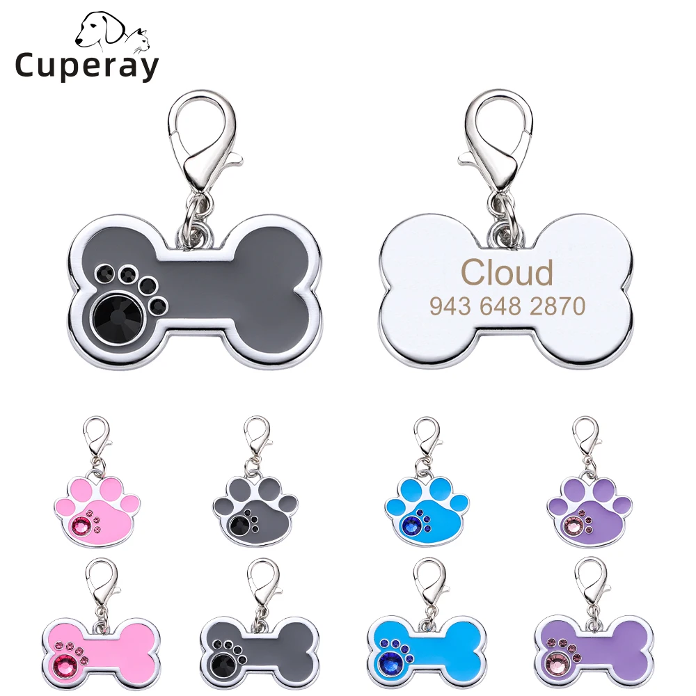 Personalized Custom Dog Tag Pendant Free Engraved Dog Name & Phone ...