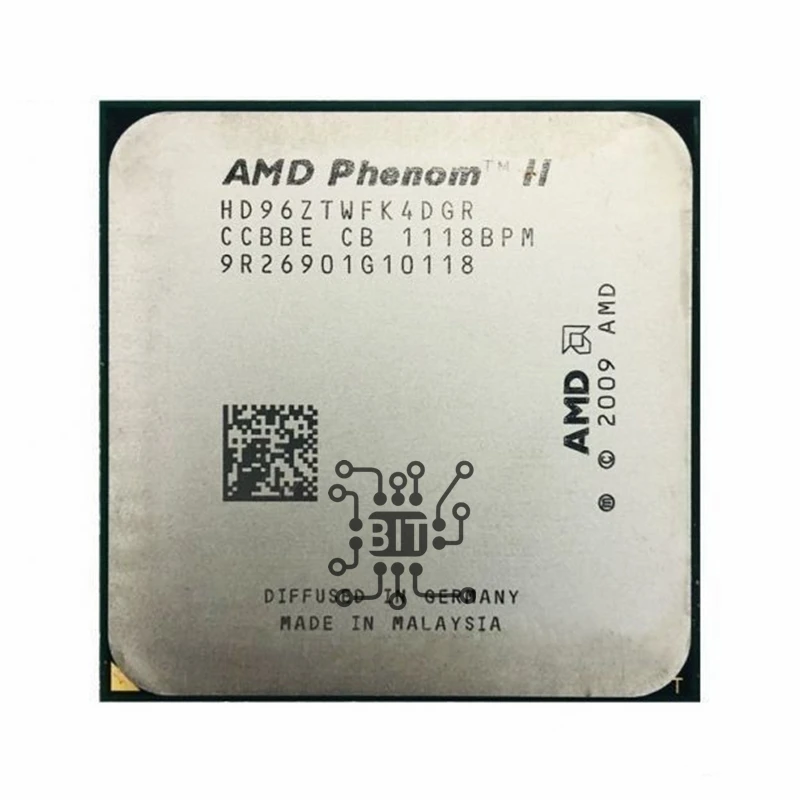 AMD Phenom II X4 960T 3.0 GHz Quad-core CPU Processor HD96ZTWFK4DGR ...