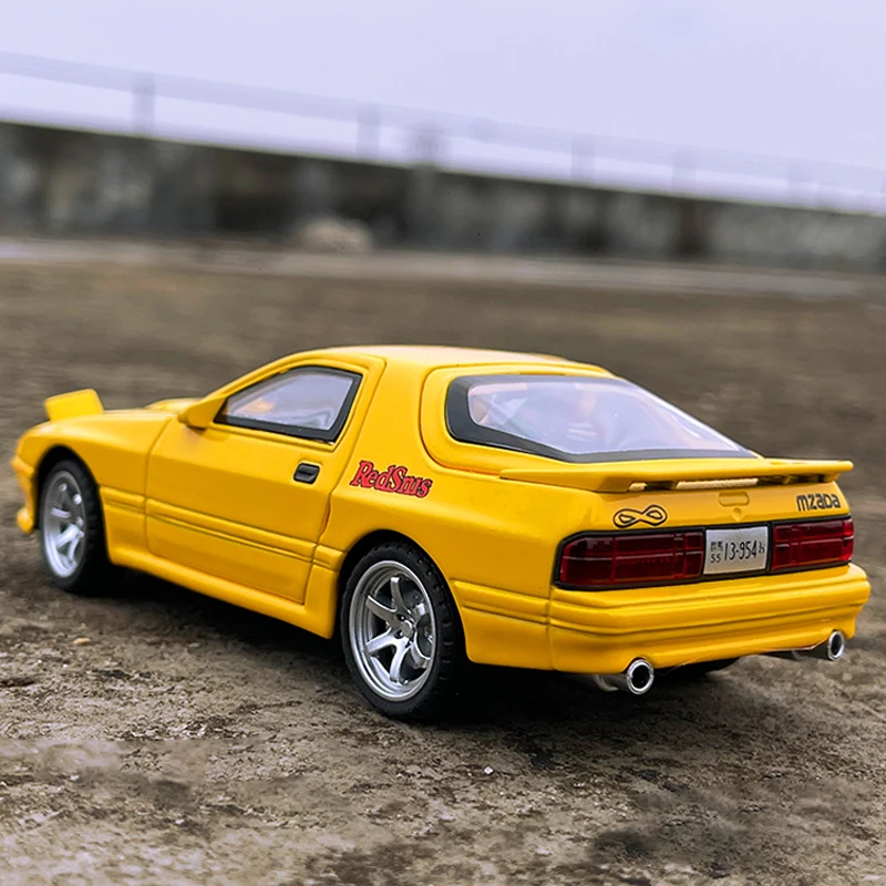 INITIAL-D-1-32-Mazda-RX7-RX-7-FC-Miniatures-Alloy-Metal-Diecast-Car ...