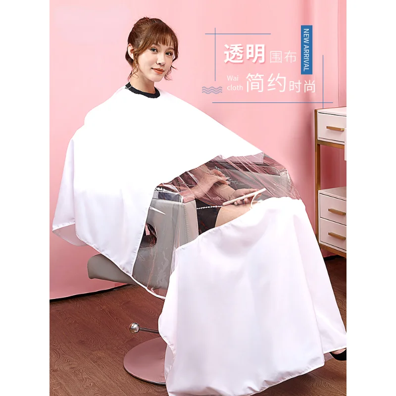 Professional-Hairdresser-Apron-Waterproof-Non-stick-See-through-Hair ...