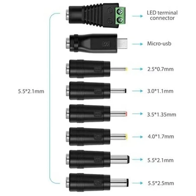 AC DC Adjustable Power Supply 3V 5V 6V 9V 12V 2A 3A 5A 10A AC/DC ...