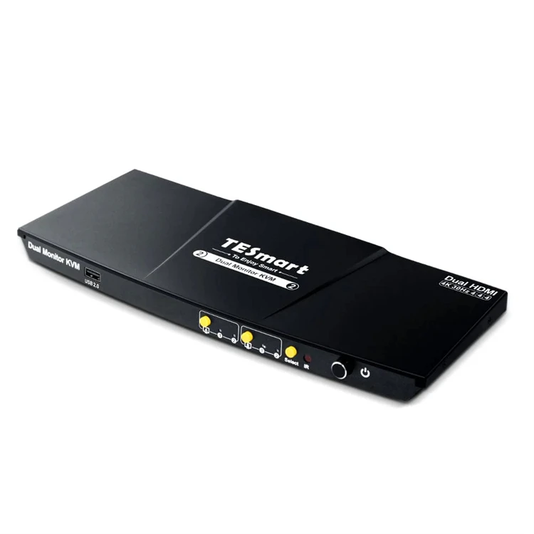 2x2 for HDMI KVM Switch Matrix Box 2 Port 4K 30HZ USB 2.0 Hub Dual PC ...
