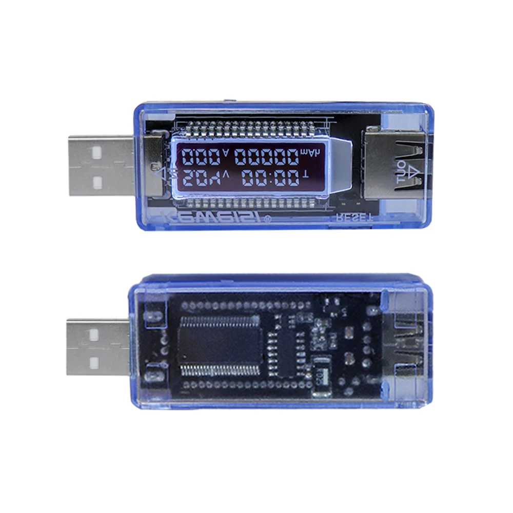 Voltage Meters Current Voltage Capacity Battery Tester USB Volt Current ...