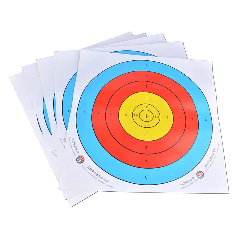 Archery-Target-Paper-40cm-Full-Ring-Recurve-Compound-Bow-Archery-Target ...