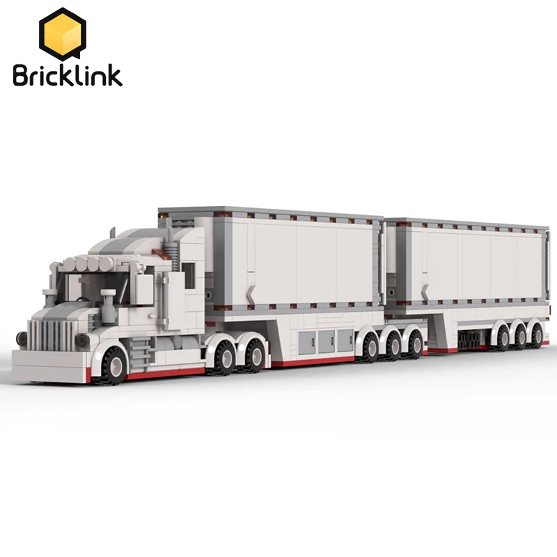 Bricklink Technical Truck MOC City Refrigerated Transport Vehicles Sets ...