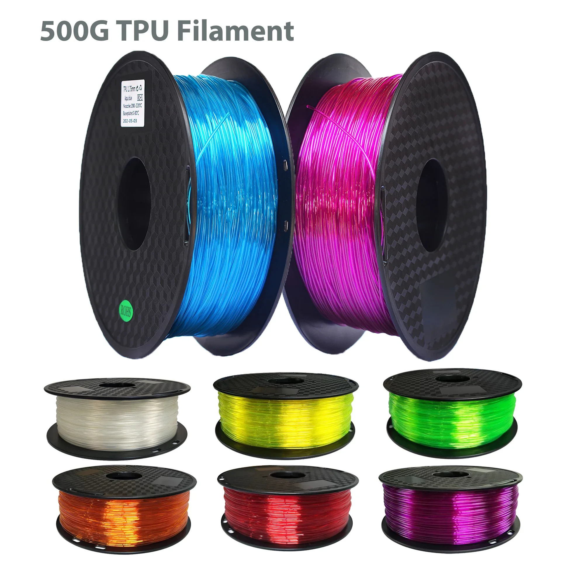 500g-1-75mm-Elastic-Flexible-TPU-3D-Printer-Filament-Rubber-Material ...