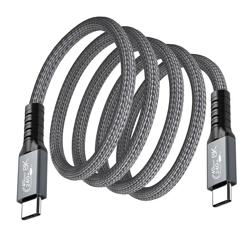 Usb-4-0-Data-Cable-Type-C-Double-headed-8k-Cable-40gbps-Pd-240w-Fast ...