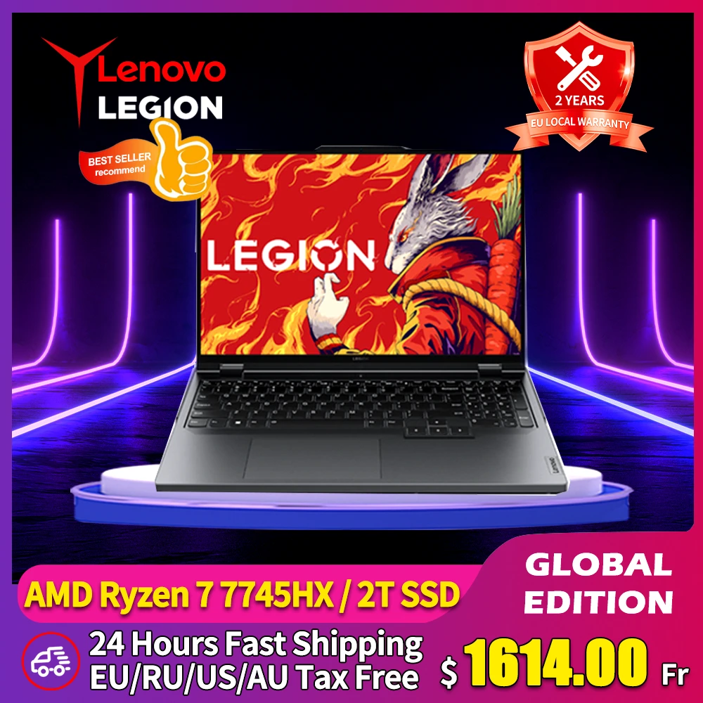 Lenovo Legion R9000P 2023 Esports Gaming Laptop R7 7745HX 32GB 2T ...