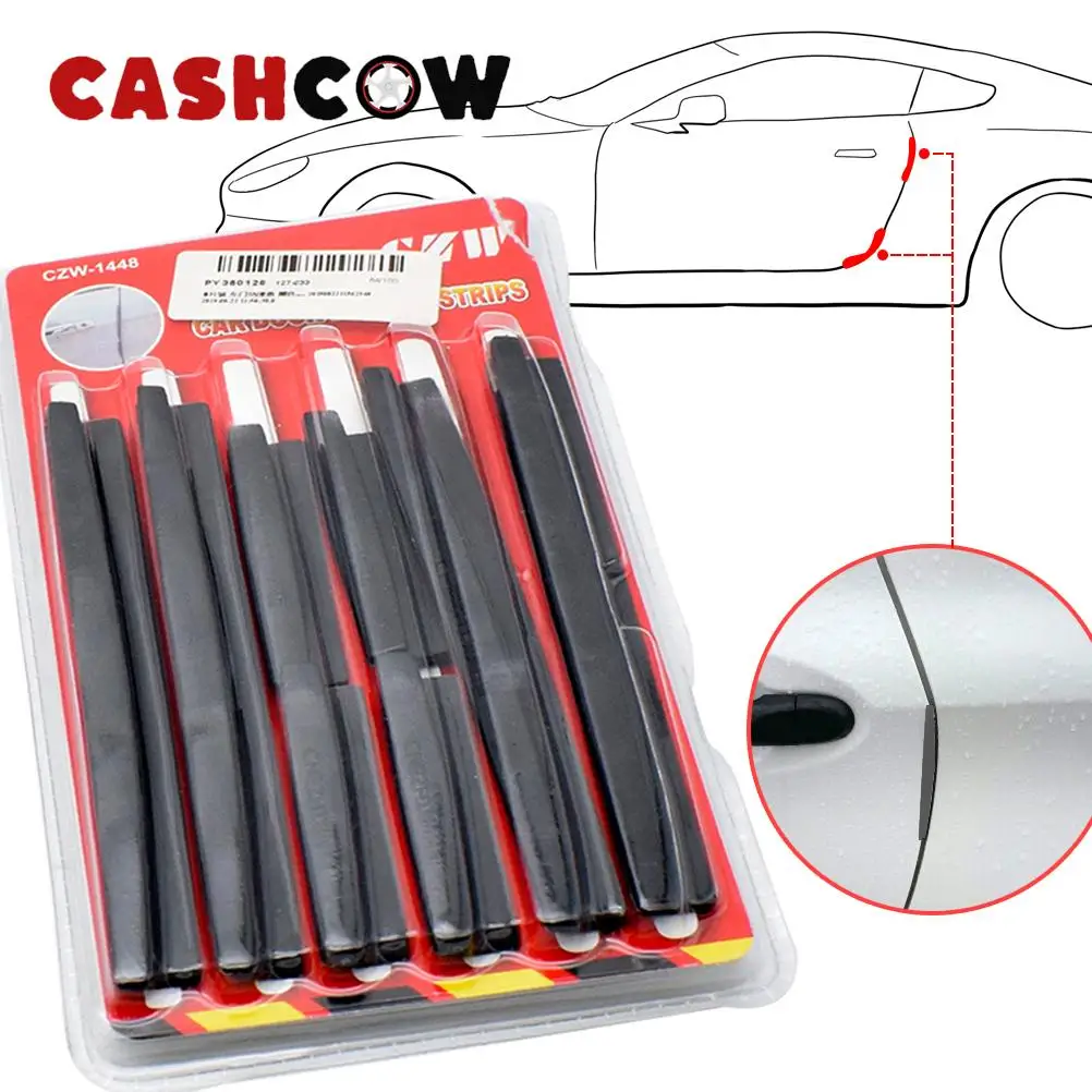 CASHCOW Universal Car Door Guard Edge Corner Bumper Buffer Trim Molding ...