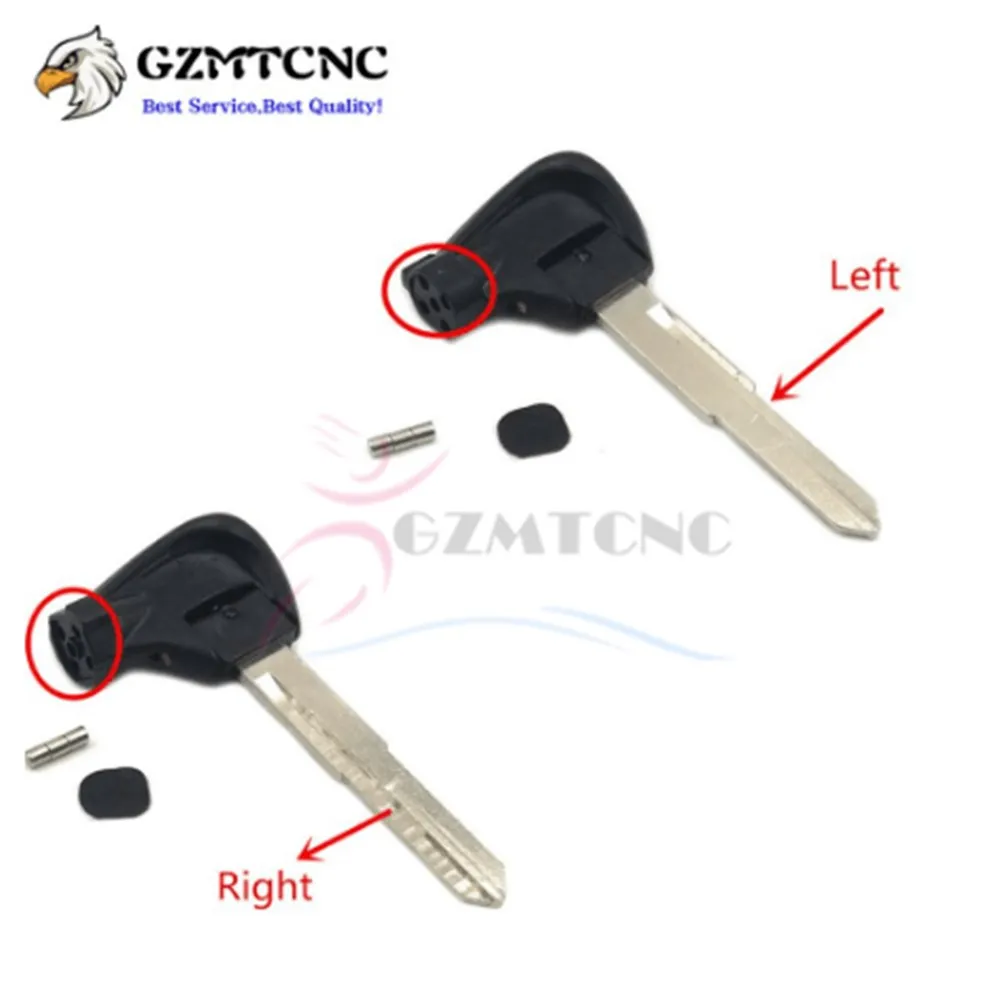 Motorcycle-Replacement-Key-Uncut-Ignition-magnet-Anti-theft-lock-keys ...