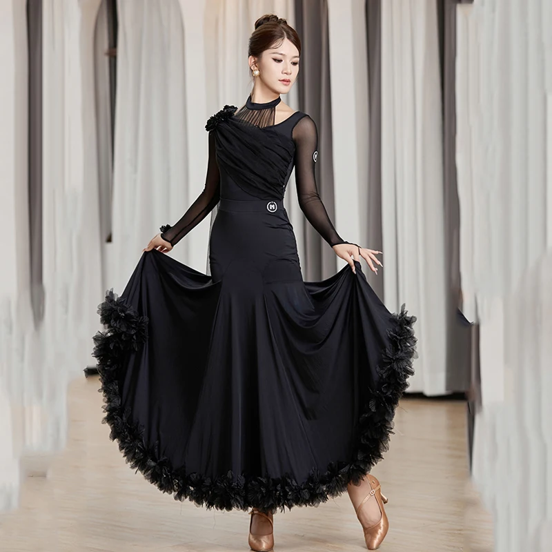 New-Ballroom-Dance-Competition-Clothing-For-Women-Modern-Dance-Tops-Big ...