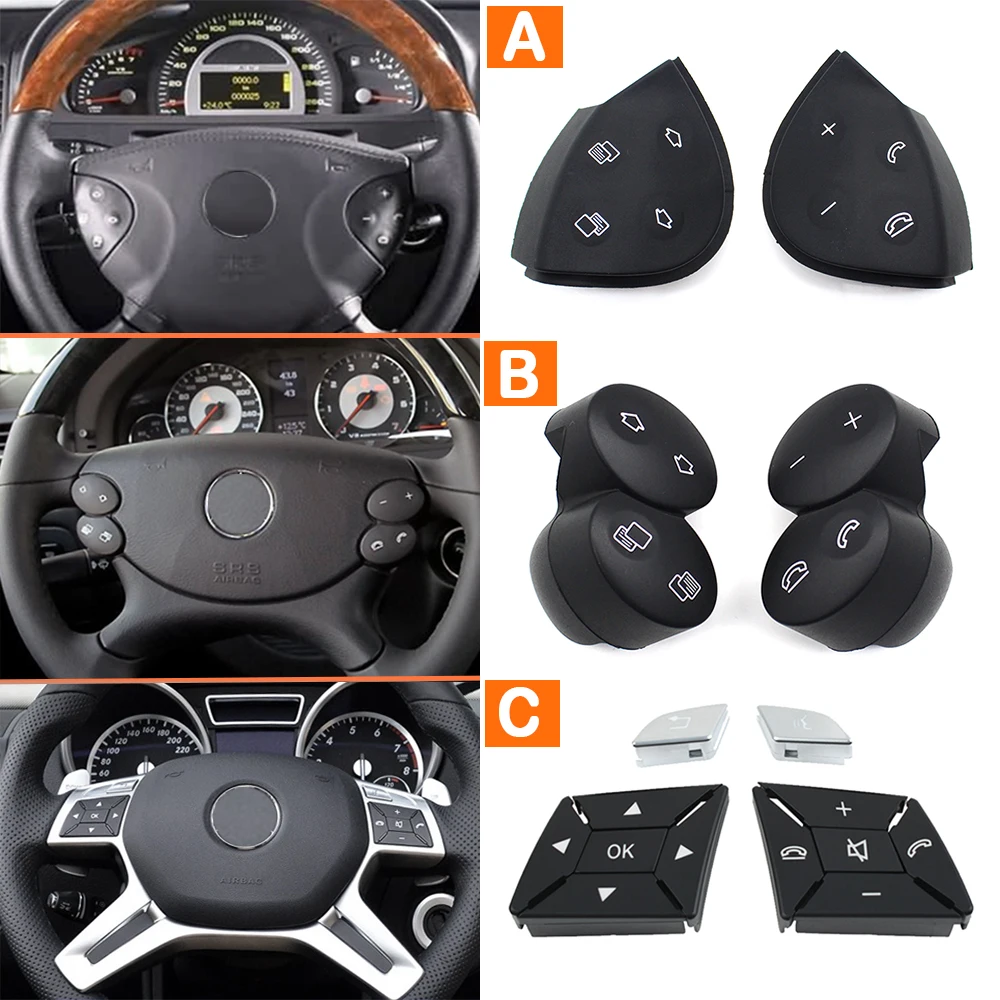 Car-Multi-Function-Left-Right-Steering-Wheel-Control-Button-Switch-Keys ...
