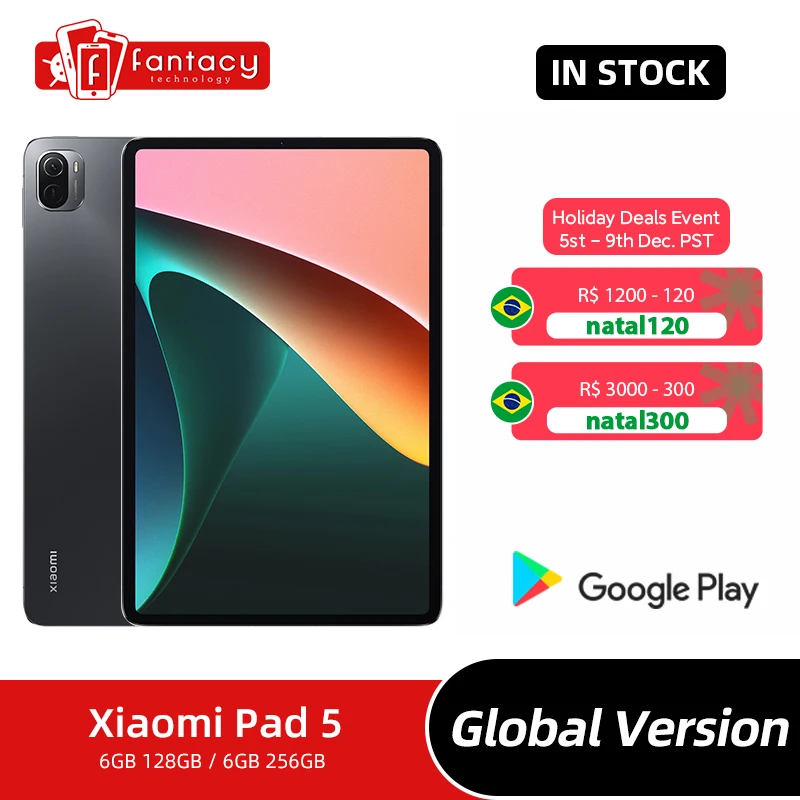 Estreia Mundial Versão Global Xiaomi Mi Pad 5 11 Wwwqhd + 120hz ...