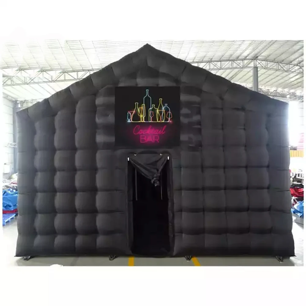 Commercial-inflatable-Black-tent-Portable-inflatable-disco-tent-mobile ...
