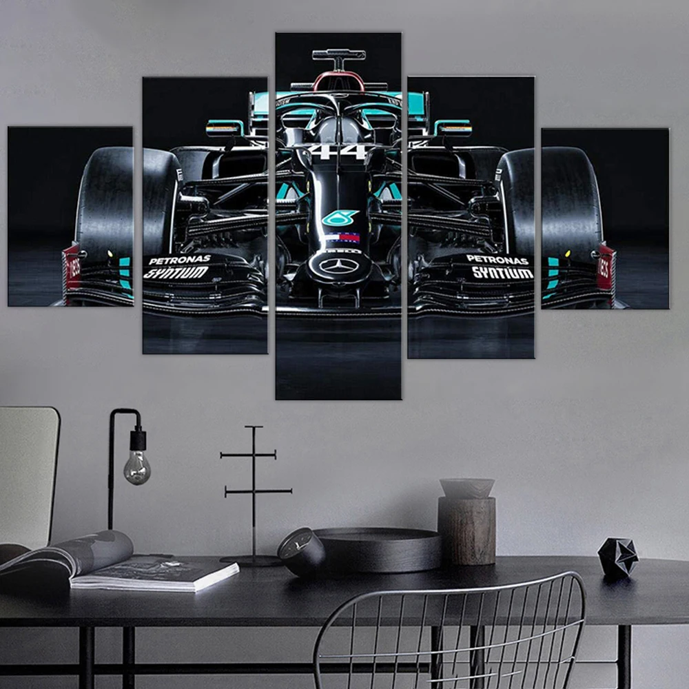 5-Panels-Canvas-Wall-Arts-Poster-Painting-Formula-1-W11-Luxury-Spots ...