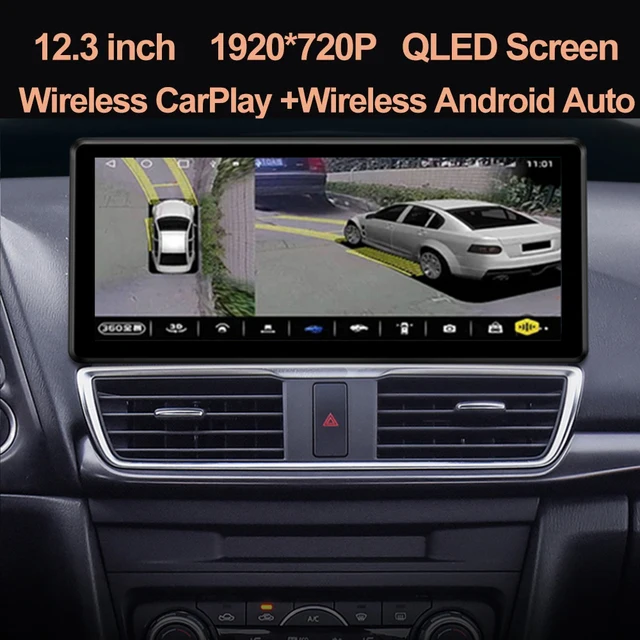 12.3″ Android 13 Screen For Mazda 3 Axela 2014 2021 CX-4 CX 4 CX4 GPS Navigation Car Multimedia ...