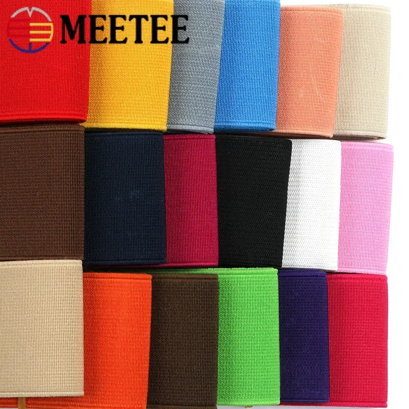 3Meters-25-30-40-50mm-Colored-Elastic-Band-Pants-Waistband-Stretch ...