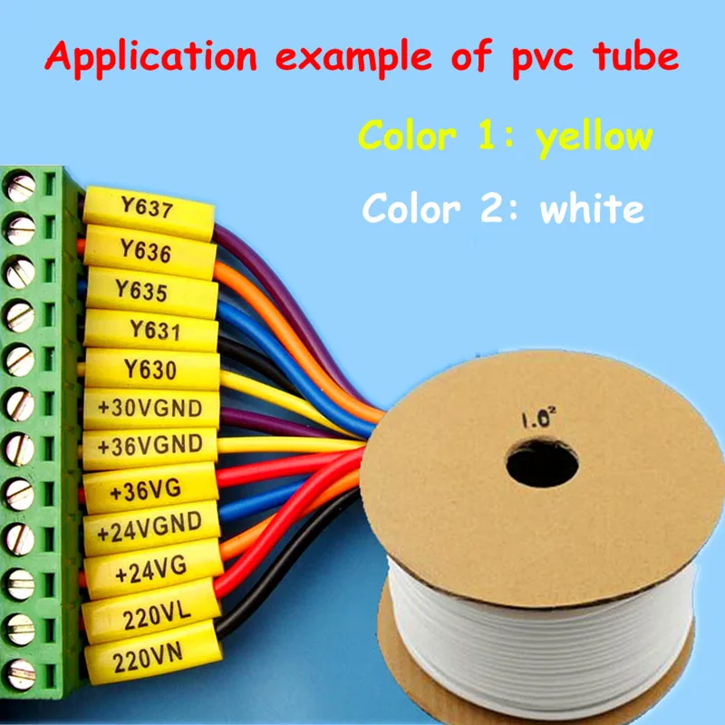 PVC-Tube-PVC-Sleeve-For-Ink-Typewriter-Tube-Printer-Wire-Marking ...