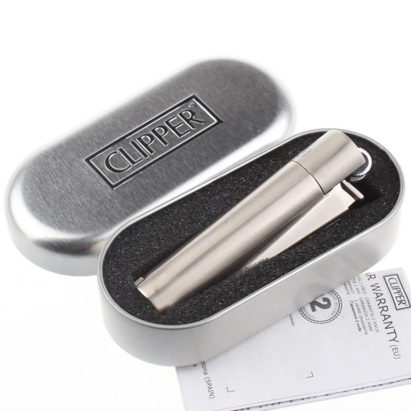 Clipper-Gas-Metal-Lighter-Creative-Matte-Inflatable-Explosion-proof ...